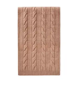 Loro Piana Napier Knitted Scarf - Nude