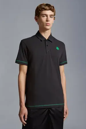 Moncler Logo Patch Polo Shirt