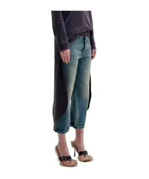 DARKPARK Lizzie Cropped Boyfriend Denim