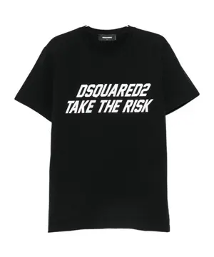 Dsquared2 Slogan-print T-shirt - Black