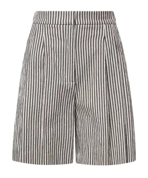 OTTOD'AME Striped Tailored Shorts