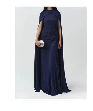 Simkhai Draped-neck Knit Gown
