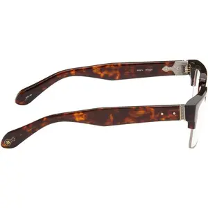 Matsuda Square Tortoiseshell Acetate And Metal Eyeglasses