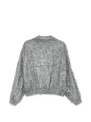 ALYSI Cropped Fringe Jacket