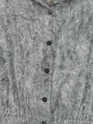 ALYSI Cropped Fringe Jacket