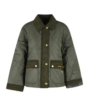 Barbour Long-sleeved Quilted Jacket - Green