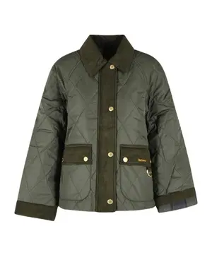 Barbour Long-sleeved Quilted Jacket - Green