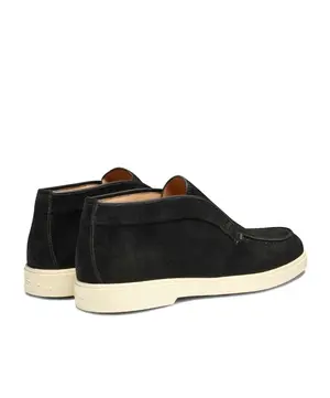 Santoni Round-toe Slip-on Loafers