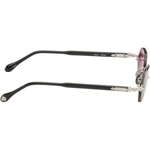 Matsuda Hexagonal Rimless Sunglasses