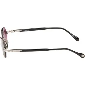 Matsuda Hexagonal Rimless Sunglasses