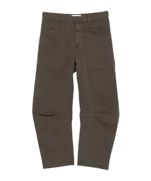 NILI LOTAN Casual Trousers With Belt Loops - Brown