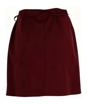 ALYSI Tie-waist Wrap Mini Skirt