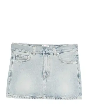 HAIKURE Tyra Celestial Belted Skirt - Blue