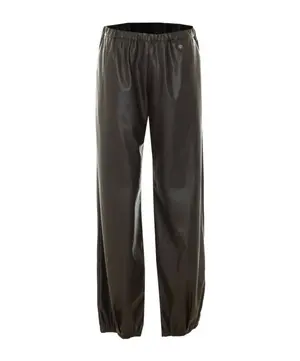 ANIYE BY Elasticated Faux Leather Pants - Black