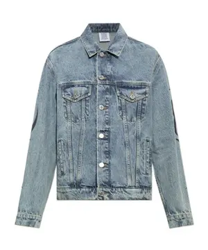 Vetements Long Sleeve Denim Jacket