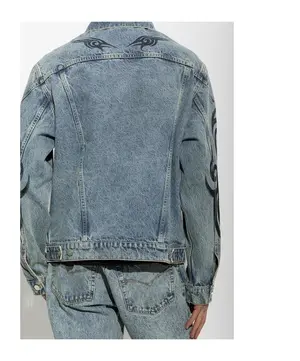 Vetements Long Sleeve Denim Jacket