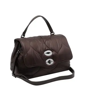 ZANELLATO Postina Lunaria Quilted Shoulder Bag