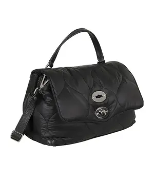 ZANELLATO Postina Lunaria Quilted Shoulder Bag