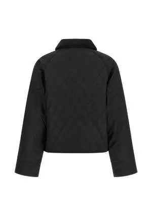 Barbour Spey Icons Cropped Quilted Jacket - Black