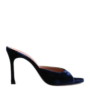 Amina Muaddi Round-toe High-heeled Sandals