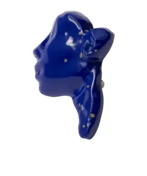 Prada Resin And Metal Earring - Lapis