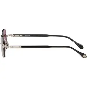 Matsuda M5010 Rimless Octagon Sunglasses