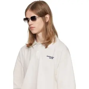 Matsuda M5010 Rimless Octagon Sunglasses