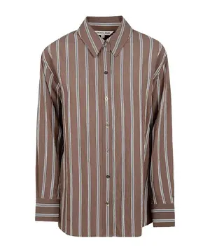 Veronica Beard Striped Button-up Shirt