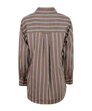 Veronica Beard Striped Button-up Shirt
