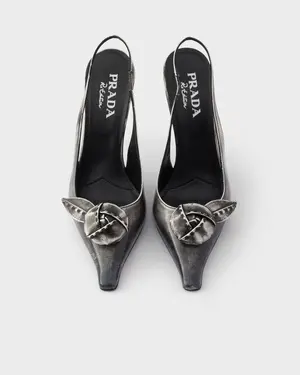 Prada Leather Slingback Pumps