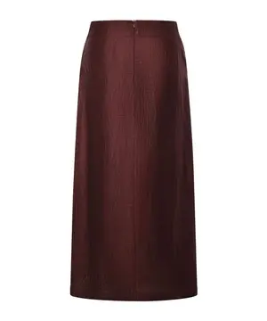 OTTOD'AME Draped Ring-detail Skirt