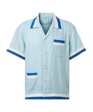 BODE Seedling Stripe Linen Shirt