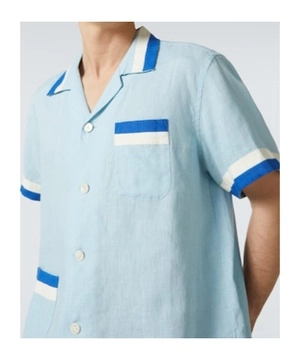 BODE Seedling Stripe Linen Shirt