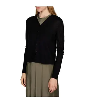 Vince Long-sleeved Knitted Cardigan