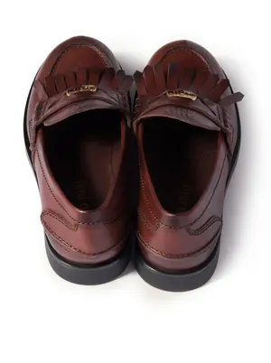 Miu Miu Leather Loafers