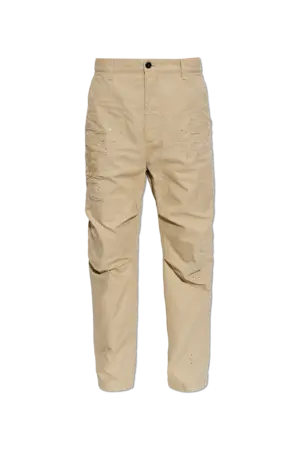 Dsquared2 Vintage-effect Pants - Beige