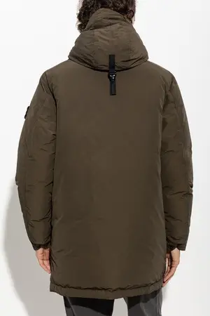 Stone Island Down Jacket With Hood