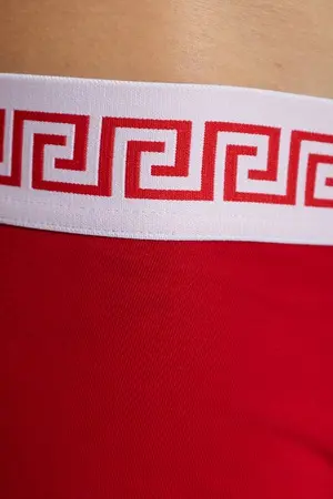 Versace Cotton Boxer Shorts With Logo