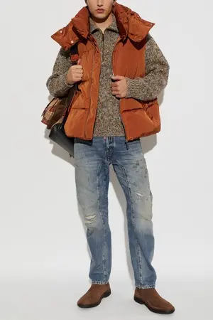 Dsquared2 Quilted Vest With Detachable Hood