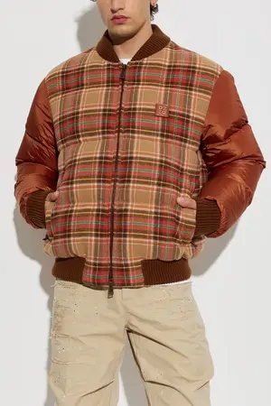 Dsquared2 Puffer Jacket With Logo Patch