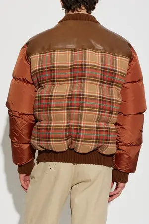 Dsquared2 Puffer Jacket With Logo Patch