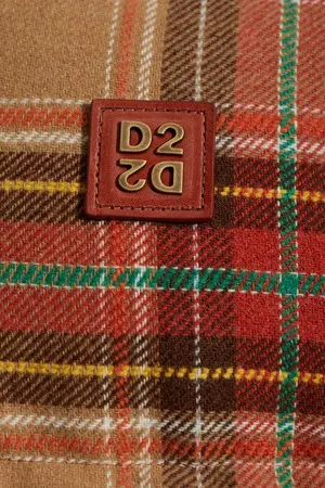 Dsquared2 Puffer Jacket With Logo Patch