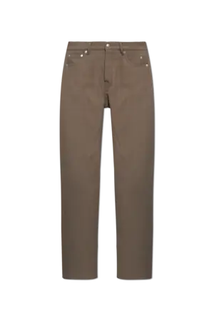 Rick Owens Wool Pants - Brown