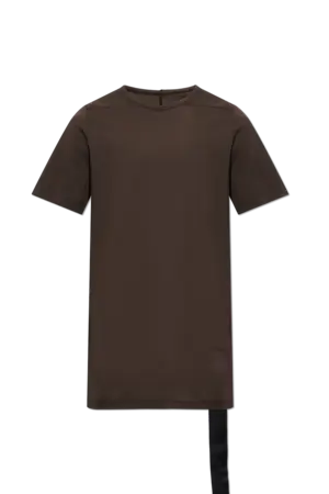 Rick Owens T-shirt With Decorative Stripe - Brown