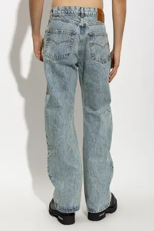 Vetements Jeans With Embroidered Logo