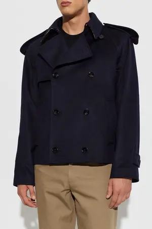 Burberry Leadenham Cashmere Trench Coat