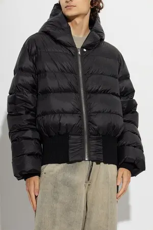 Rick Owens Quilted Jacket With Hood