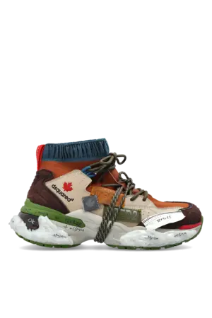 Dsquared2 Faster Ankle-high Sports Shoes - Multicolour