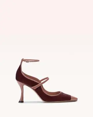 ALEXANDRE BIRMAN Tita Wave 85 Heeled Sandals - Deep Blush