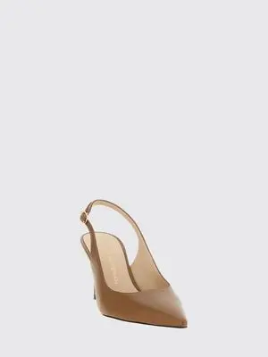 STUART WEITZMAN Smooth Calf Leather Slingback Court Shoes